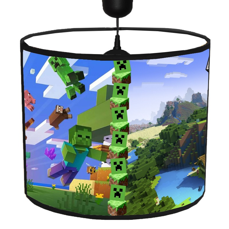 Suspension / Lustre Chambre Personnalisée Minecraft