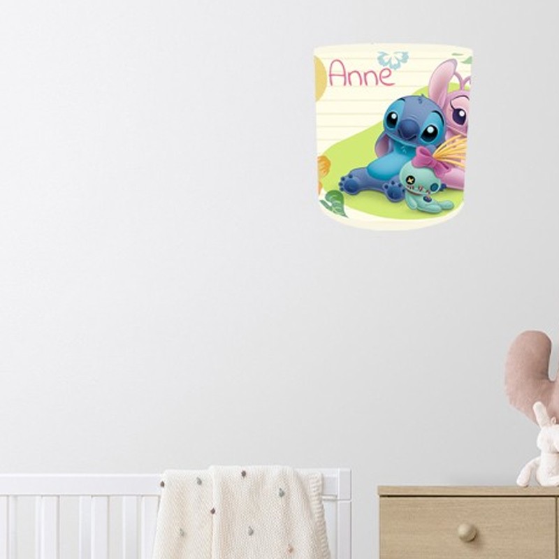 Applique murale Stitch - Lampe Stitch personnalisée